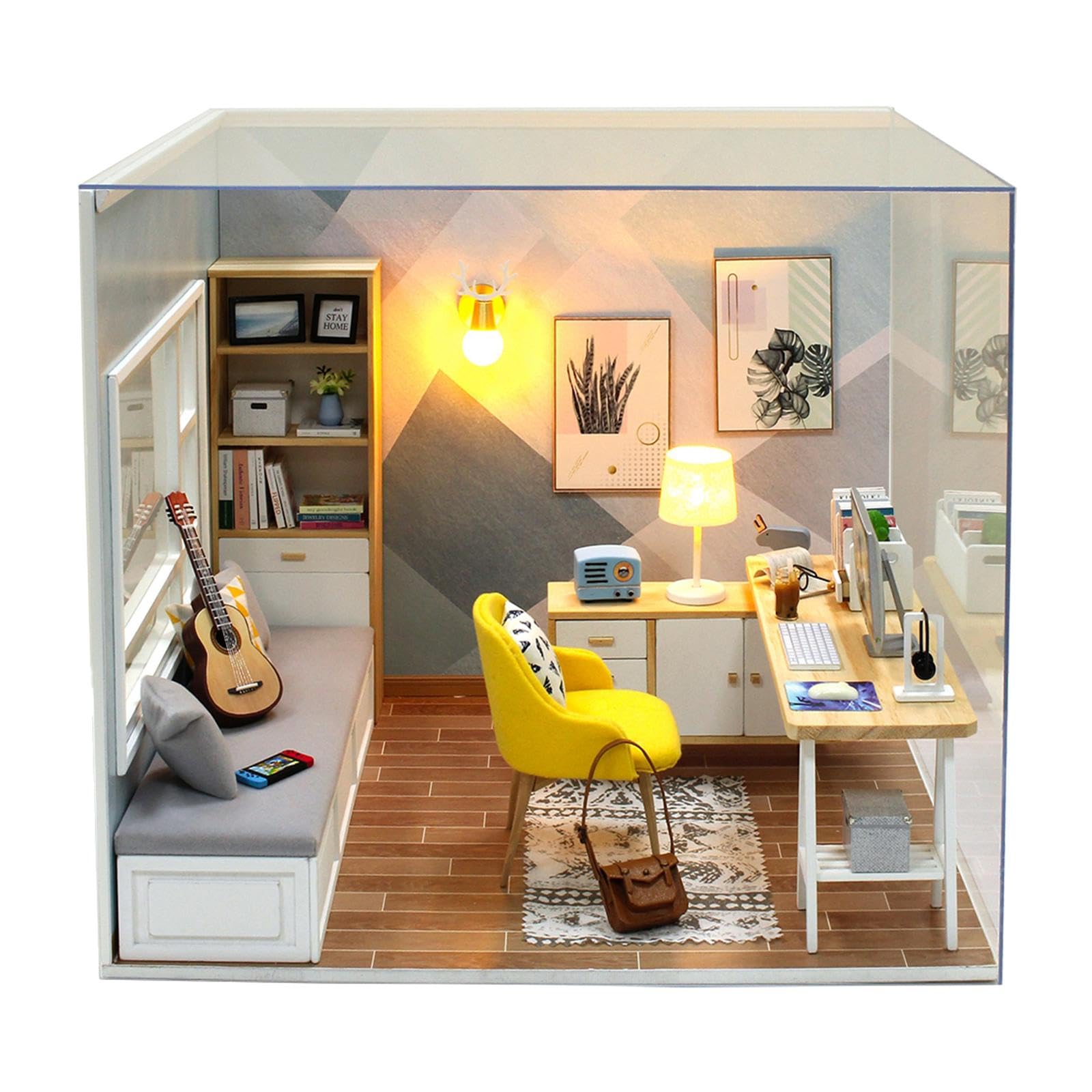 Wooden Miniature Small House - NIC HOME DECOR