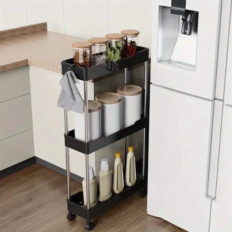 Narrow Type Multi-Purpose Gap Storage Trolley Rack - NIC HOME DECOR